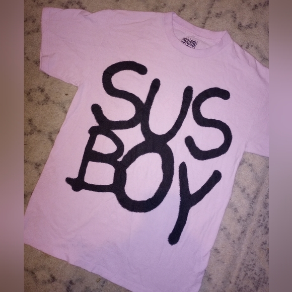 Sus Boy | Shirts | Sus Boy Pink Tshirt Medium | Poshmark